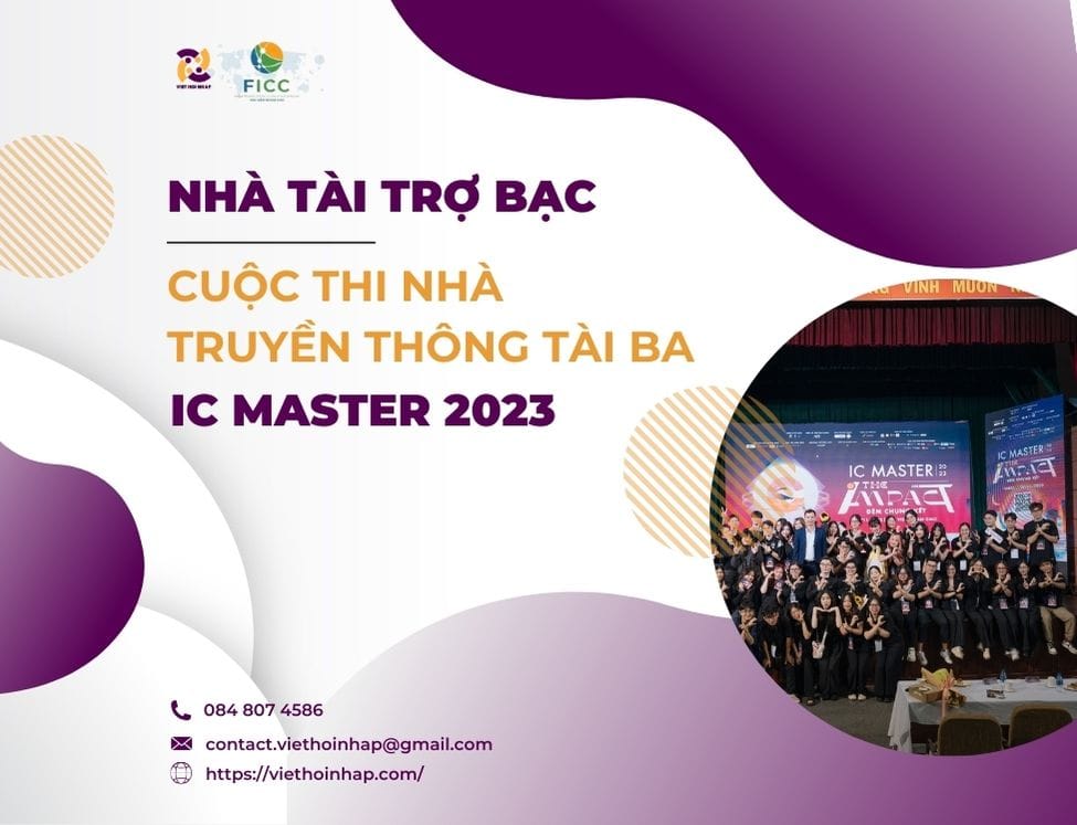 Nhà Tài trợ Bạc – Cuộc thi Nhà Truyền Thông Tài Ba IC MASTER DAV – VIỆT HỘI NHẬP